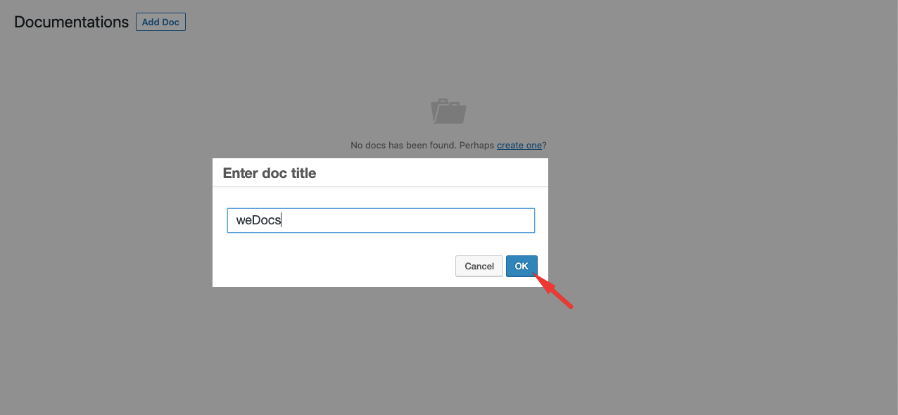 How to Create a Documentation – weDocs