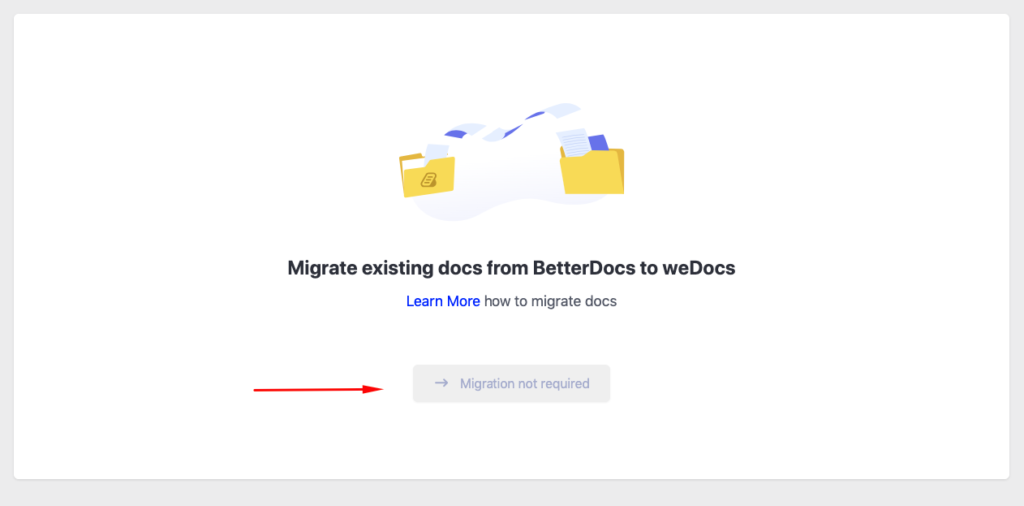 How to migrate documentation from BetterDocs to weDocs