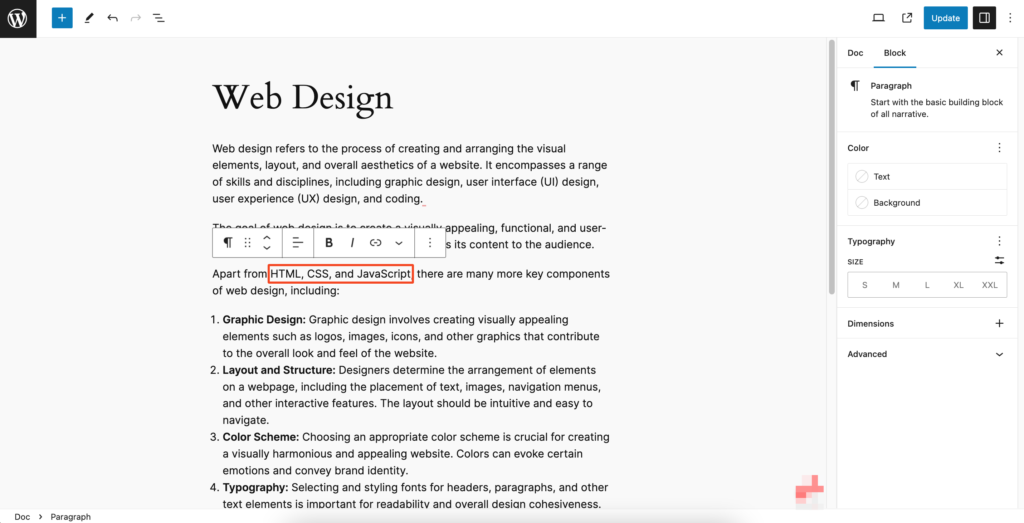 Link enhancer feature of assistant widget - weDocs